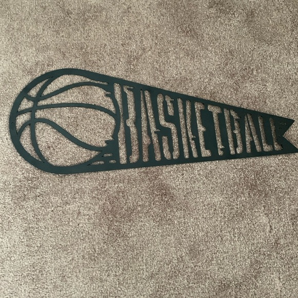 Hobby Lobby | Wall Decor | Hobby Lobby Metal Basketball Sign | Poshmark